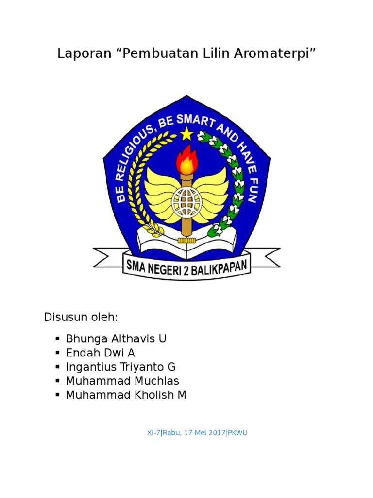 Laporan Pkwu Lilin Aromaterapi | PDF