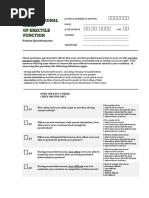 International Index of Erectile Function-IIEF Questionnaire | PDF ...