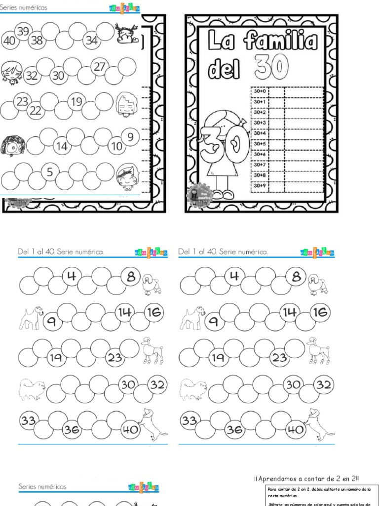 Aprendamos A Contar de 2 en 2 | PDF