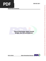 Tabel Konversi Umur Beton 3, 7, 21, 28 Hari | PDF