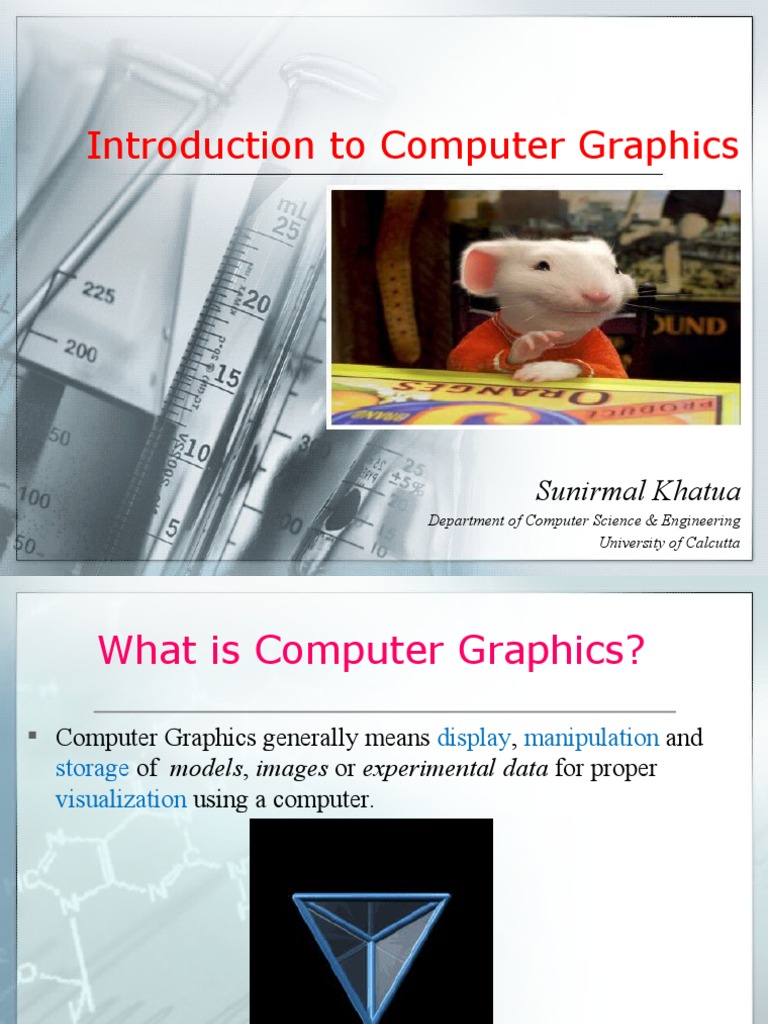 Introduction To Computer Graphics | PDF | Computer Graphics | 3 D ...