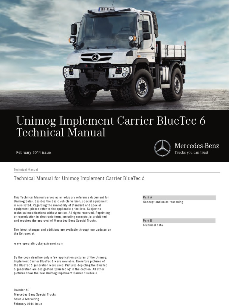 Unimog New1 | PDF | Exhaust Gas | Emission Standard