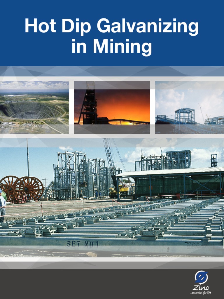 Hot Dip Galv in Mining Brochure 36pp | PDF | Corrosion | Galvanization