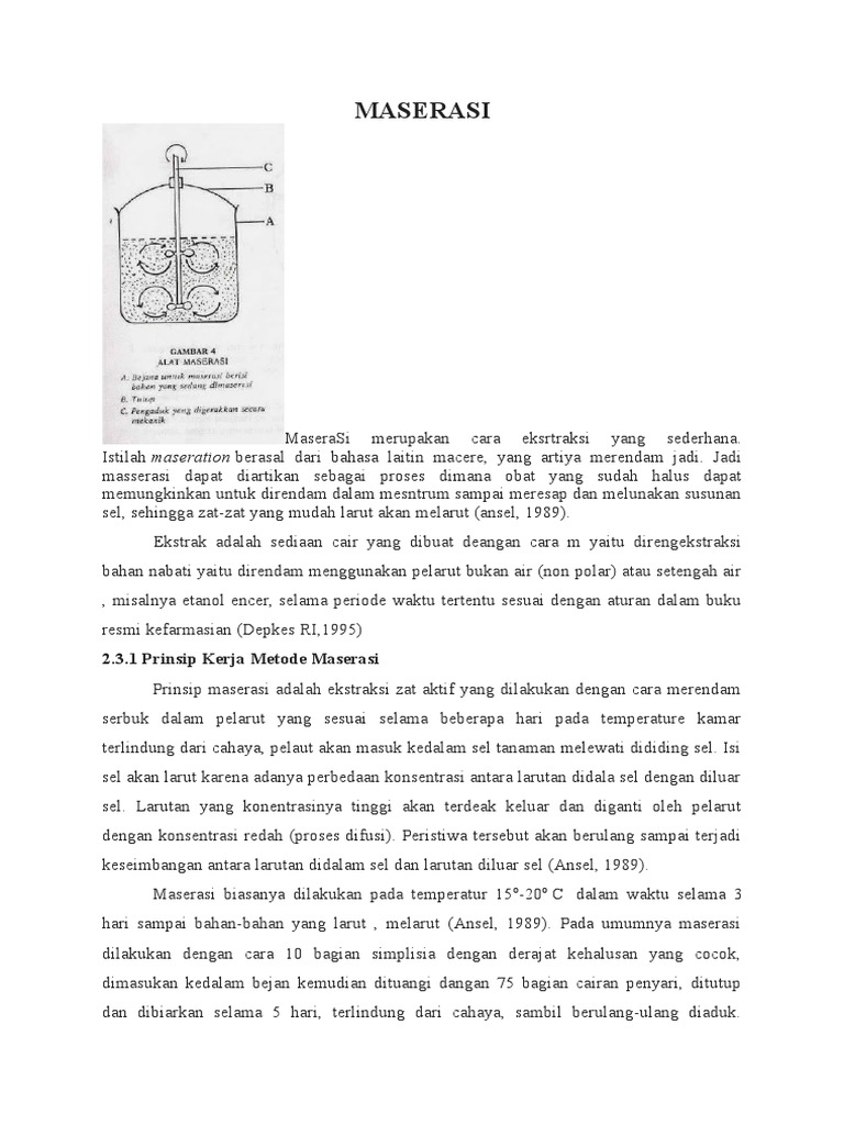 MASERASI | PDF