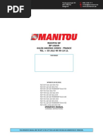 Manitou Fault Codes List | PDF