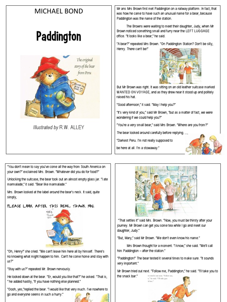 paddington.pdf | Paddington Bear | Leisure