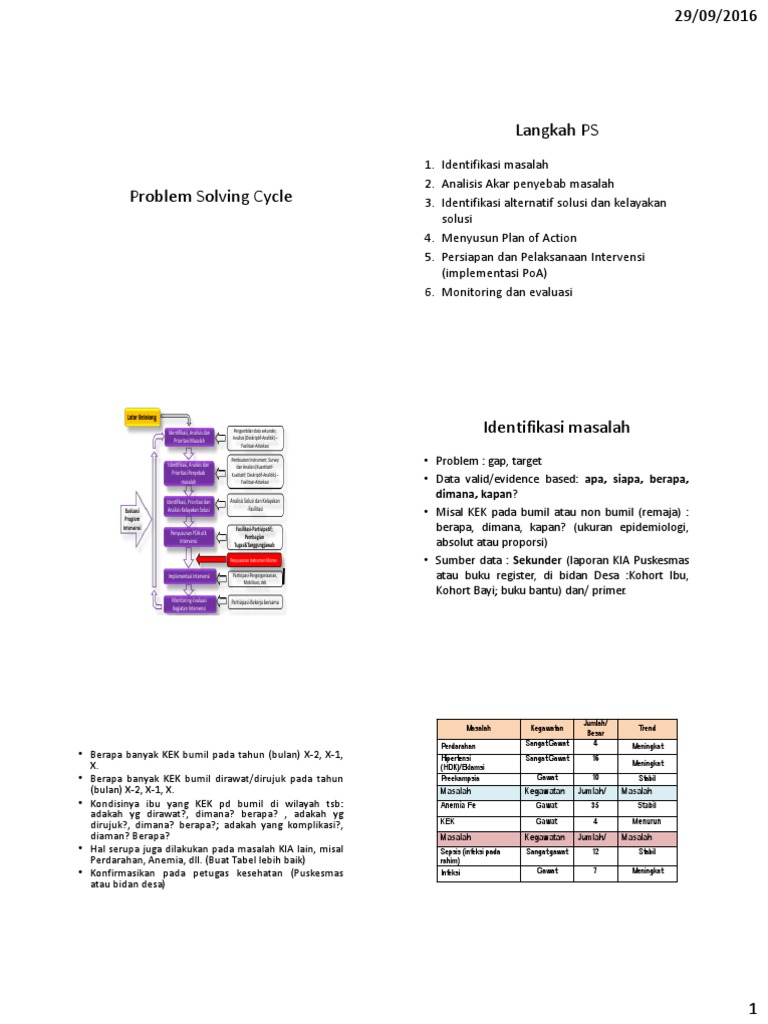 Problem Solving Cycle | PDF