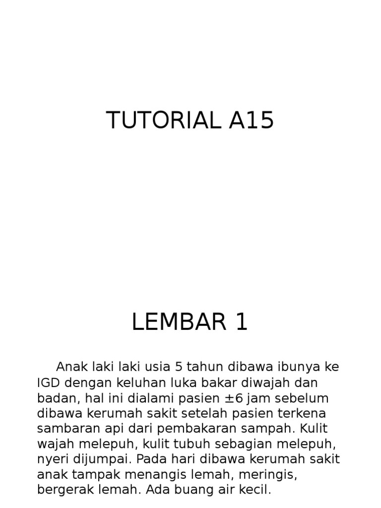 Tutorial A15 | PDF