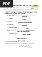 Primjeri Opisnih Ocjena | PDF