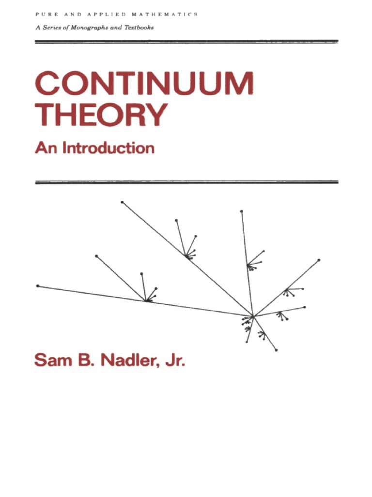 Nadler - Introduction To Continuum Theory | PDF