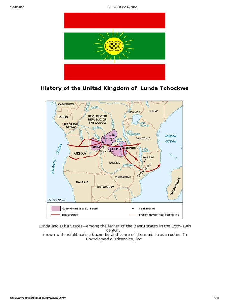 O Reino Da Lunda | PDF | Angola | Monarquia