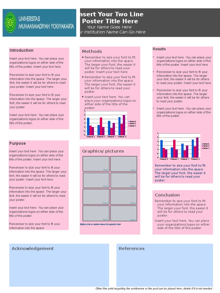 Contoh Template Poster Tesis | Download Free PDF | Poster | Typefaces