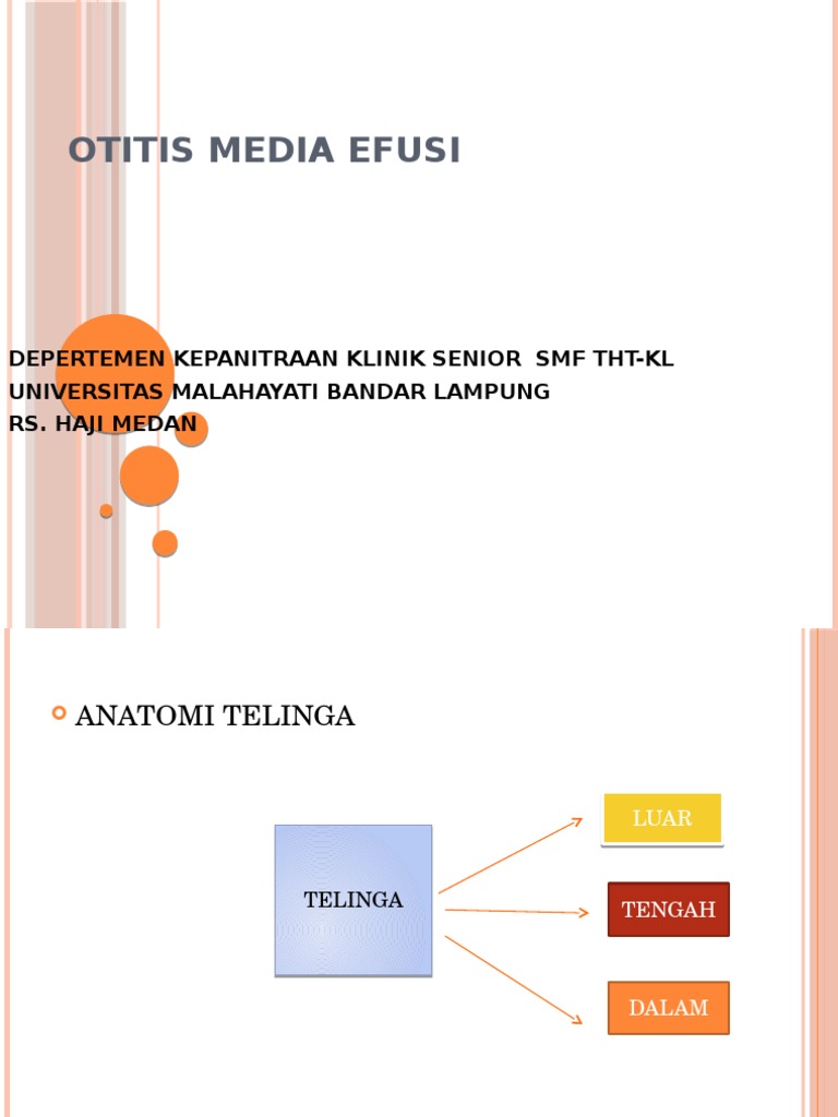 Otitis Media Efusi | PDF