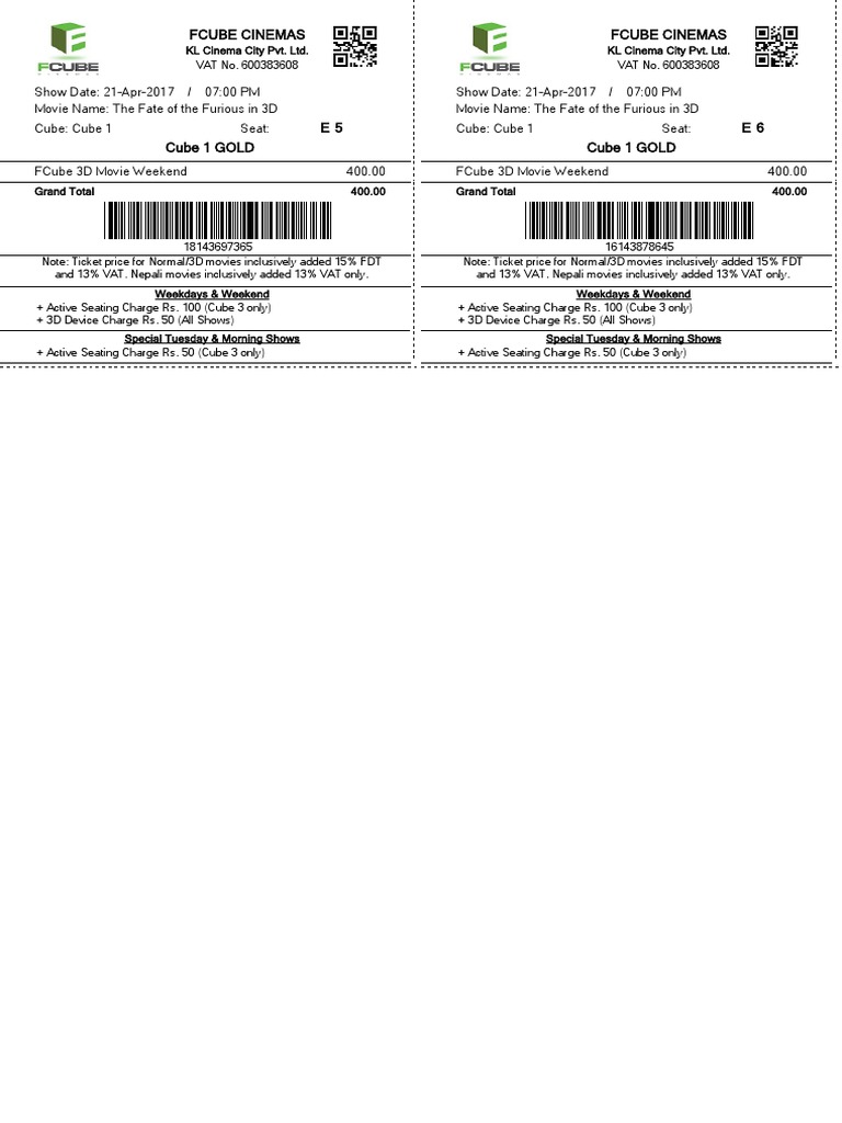 Fcube Cinemas Fcube Cinemas: KL Cinema City Pvt. Ltd. KL Cinema City ...