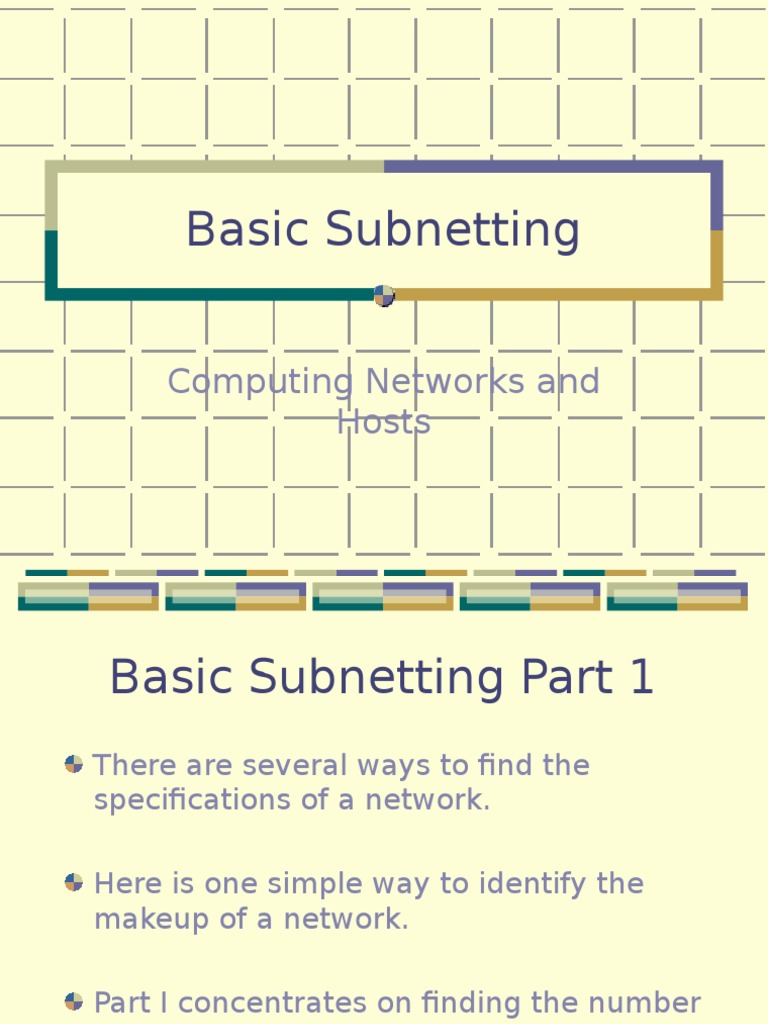 Lect 3-Basic Subnetting | PDF | Theory Of Computation | Telecommunications