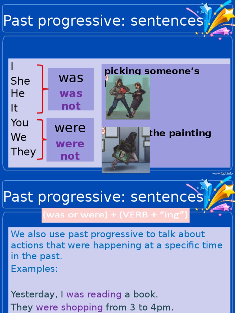 Past Progressive | PDF