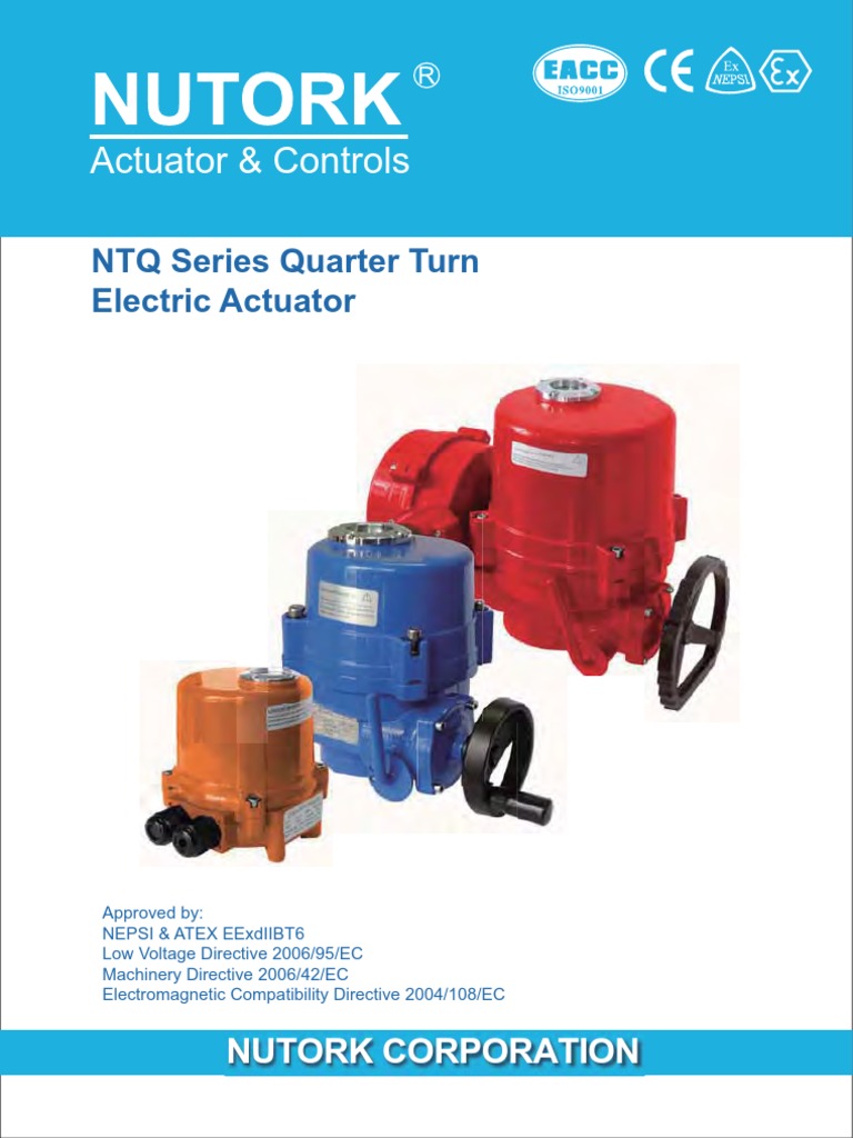 NTQ Series Electric Actuator Overview | PDF | Actuator | Switch