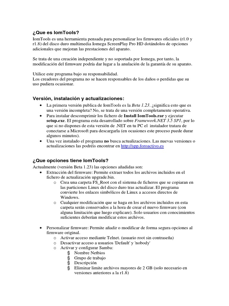 Resumen de IomTools, una herramienta para personalizar el firmware del ...