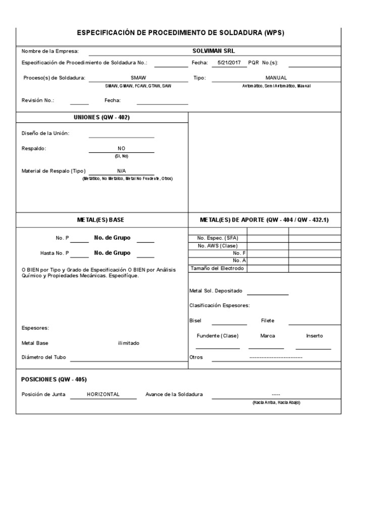 Formato Wps | Descargar gratis PDF | Soldadura | Construcción