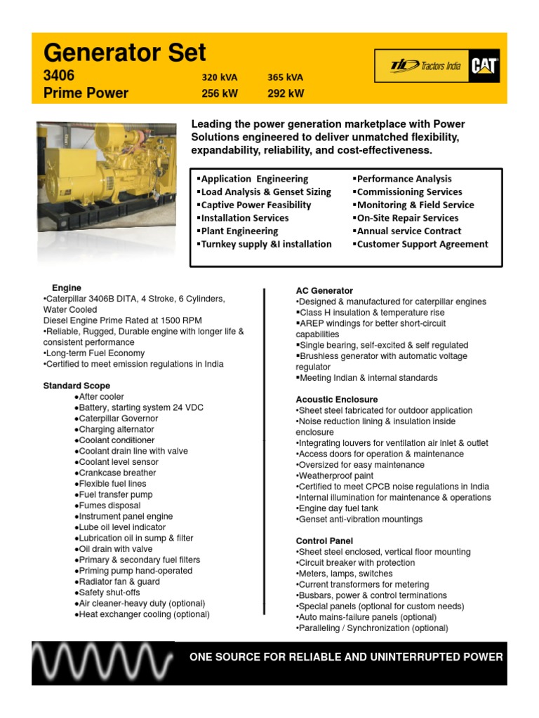 Generator 3406 | PDF | Radiator | Engines