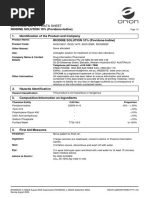 Msds Povidone Iodine | PDF | Water | Toxicity
