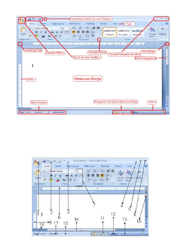 Tampilan Microsoft Word 2017 | PDF