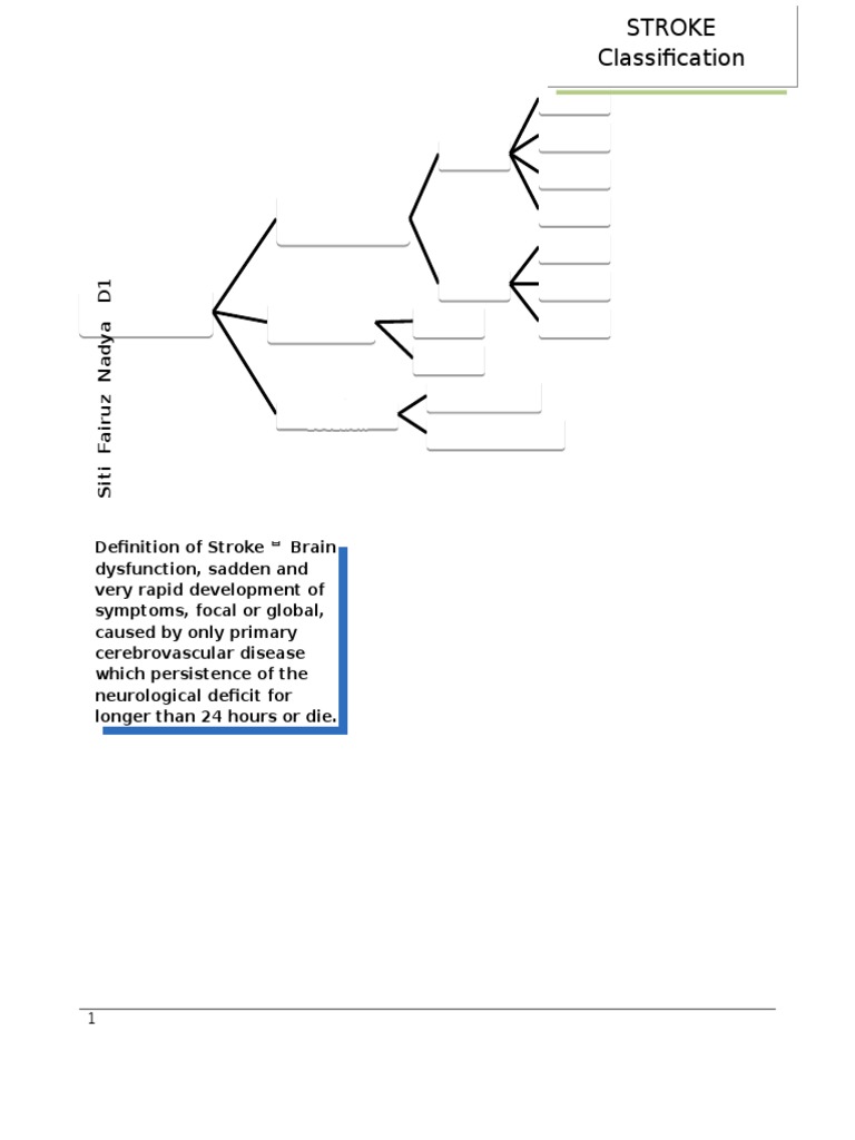 Classification of Stroke | PDF | Stroke | Vascular Diseases