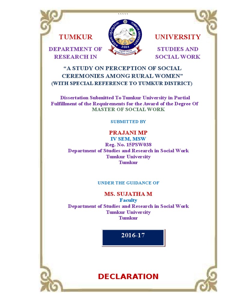 Certificate | PDF | Thesis | Social Work