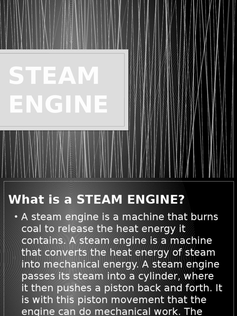Grade 9 Physics - Steam Engine (Reporting) | PDF | Steam Engine | Boiler