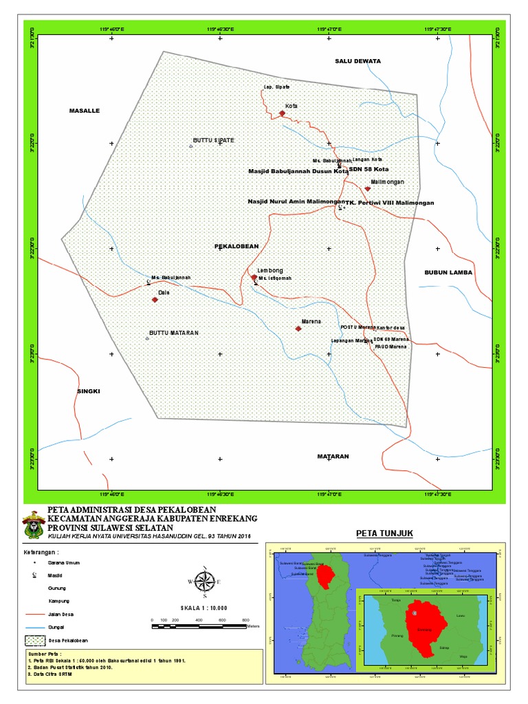 Peta Administrasi Desa | PDF