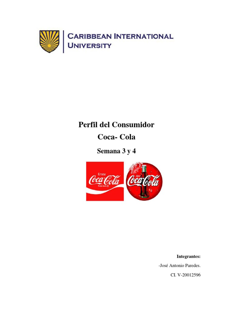 Semana 3 y 4 Segmentacion Del Mercado Coca-Cola | PDF | Coca Cola ...