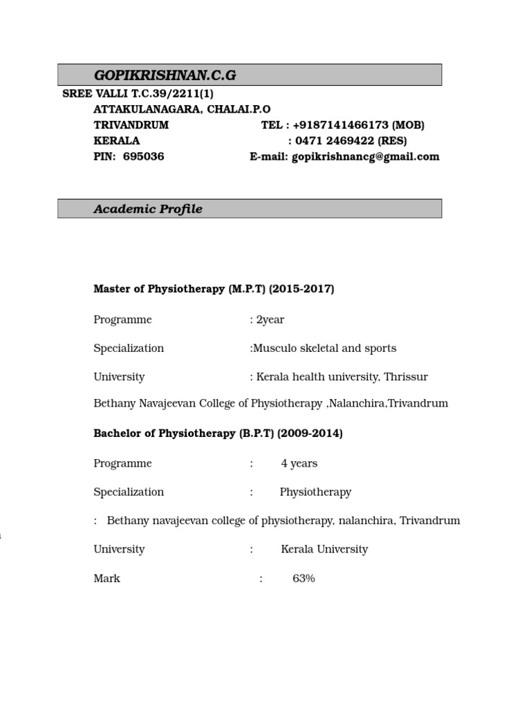 Gopi Krishnan | PDF | Self-Improvement | Wellness