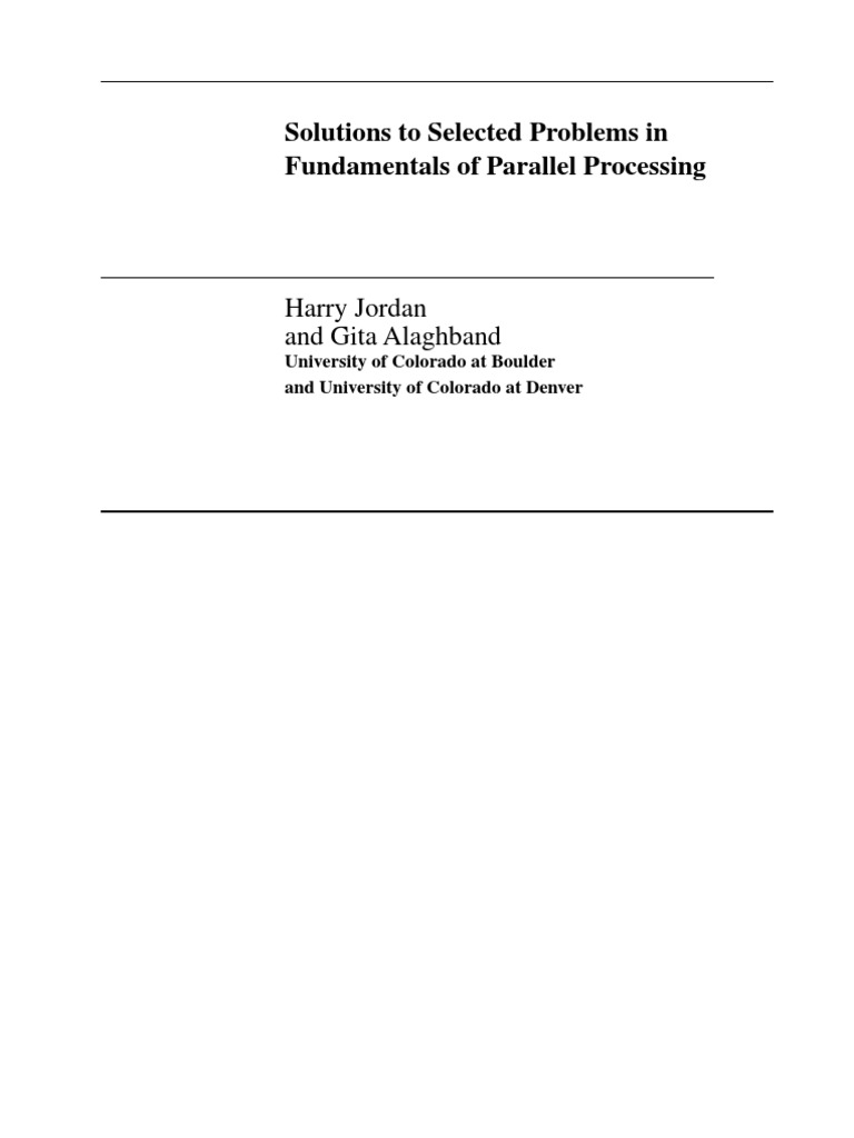 Sols Book PDF | PDF | Parallel Computing | Instruction Set