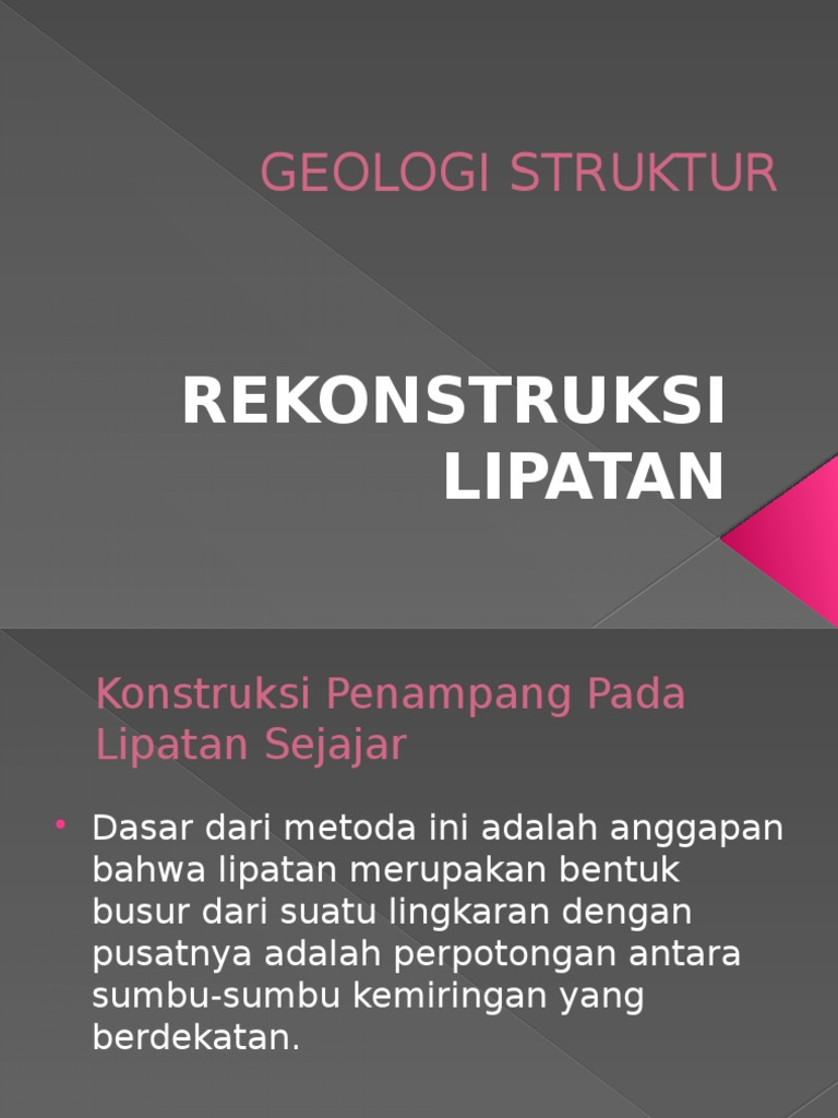 Rekonstruksi Lipatan | PDF