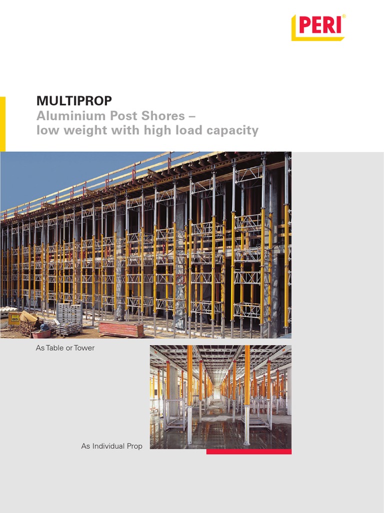 Peri MULTIPROP PDF | PDF | Pallet | Scaffolding