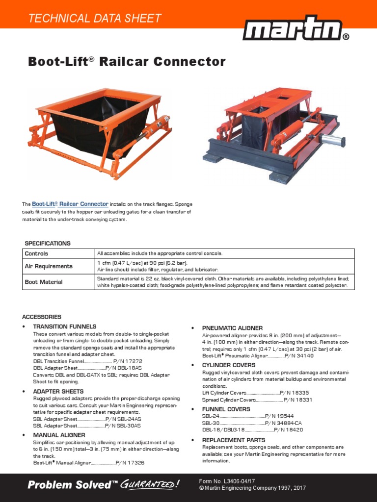 Boot Lift - Data Sheet | PDF