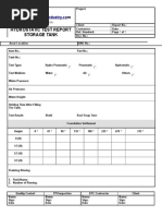 Pressure Test Report - Sample | PDF