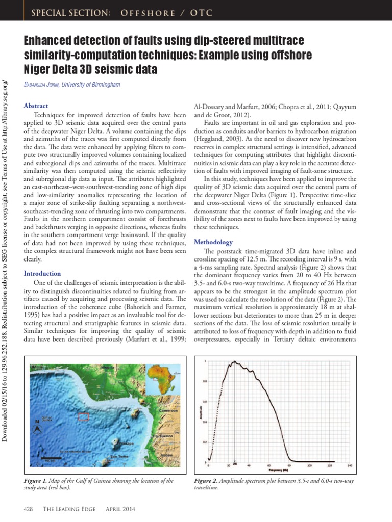 Enhanced Detection of Faults Using Dip-Steered Multitrace Similarity ...
