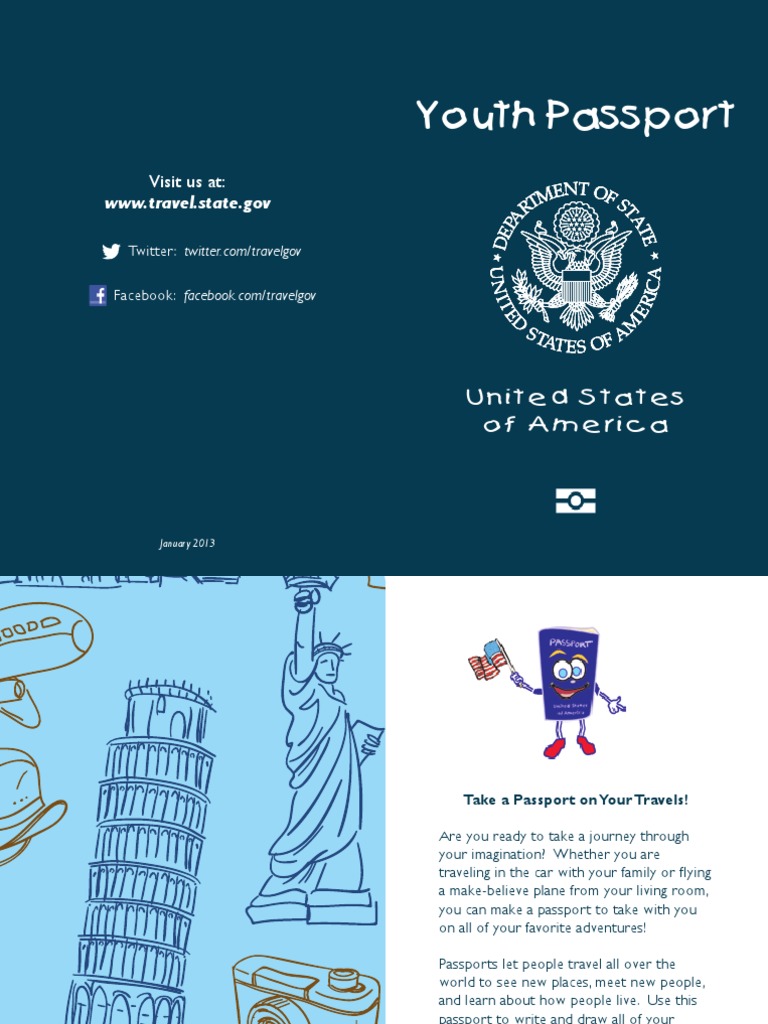 Youth Passport Activity Book | Leisure | Business