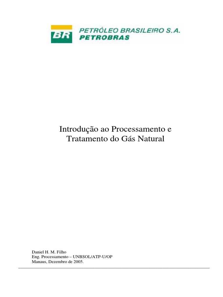 Apostila Petrobras Curso Processamento de Gás Natural 1 | PDF | Gás ...