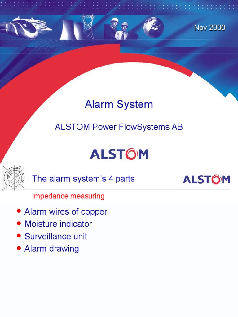 Alarm System Alstom | PDF | Power (Physics) | Electricity