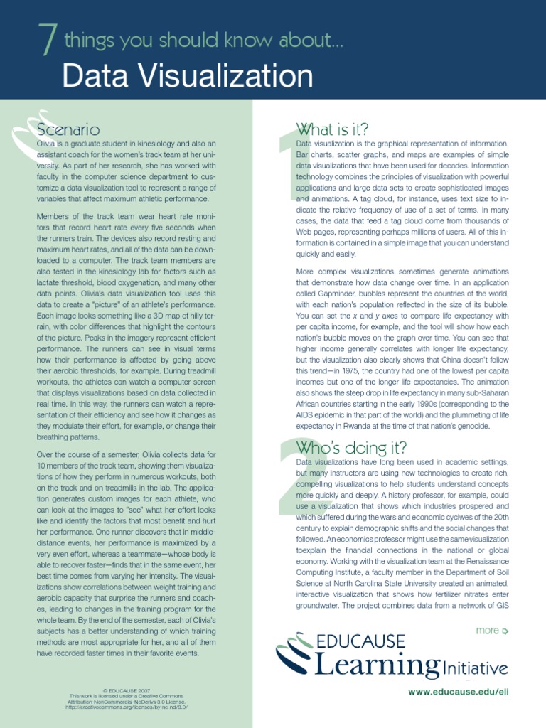 Handbook of Data Visualization | PDF | Data | Information