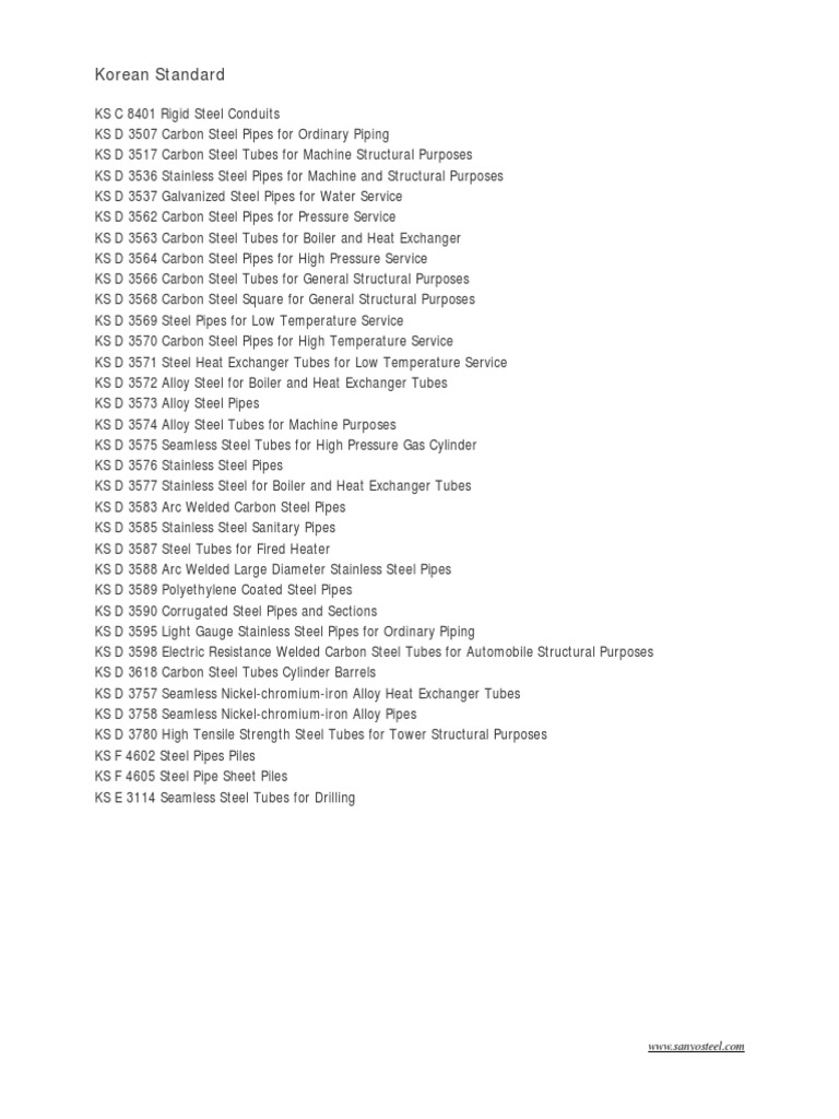 Korean Standard | PDF