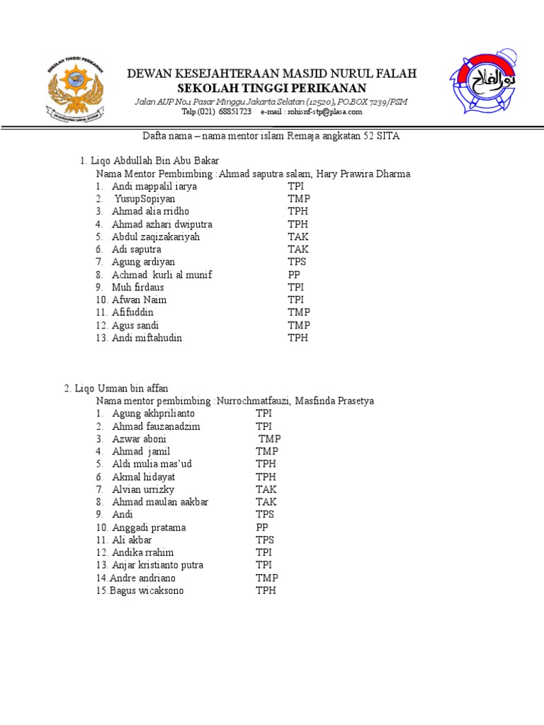 Data Emaja Muslim | PDF