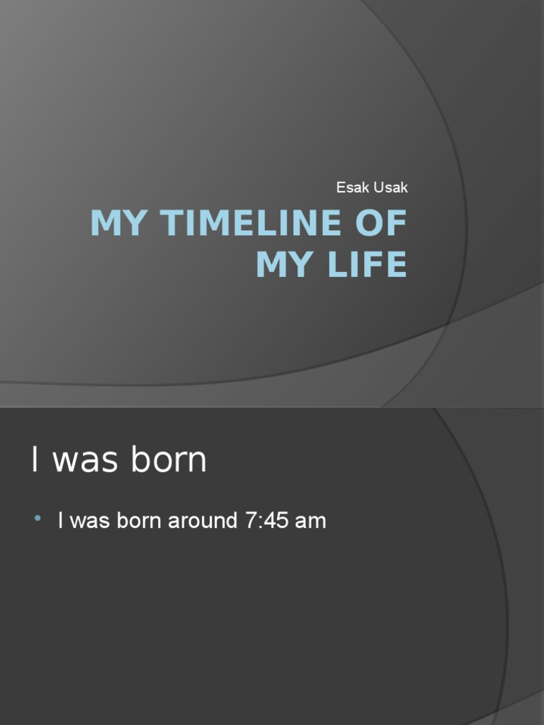 My Timeline of My Life | PDF