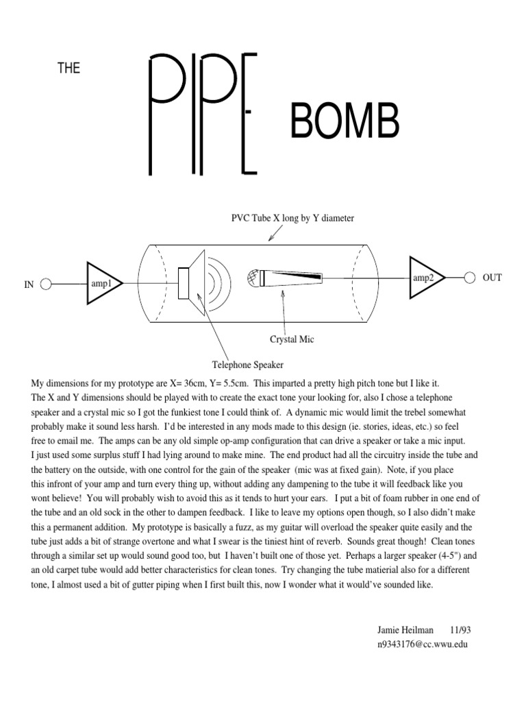 Pipe Bomb | Microphone | Sound Technology