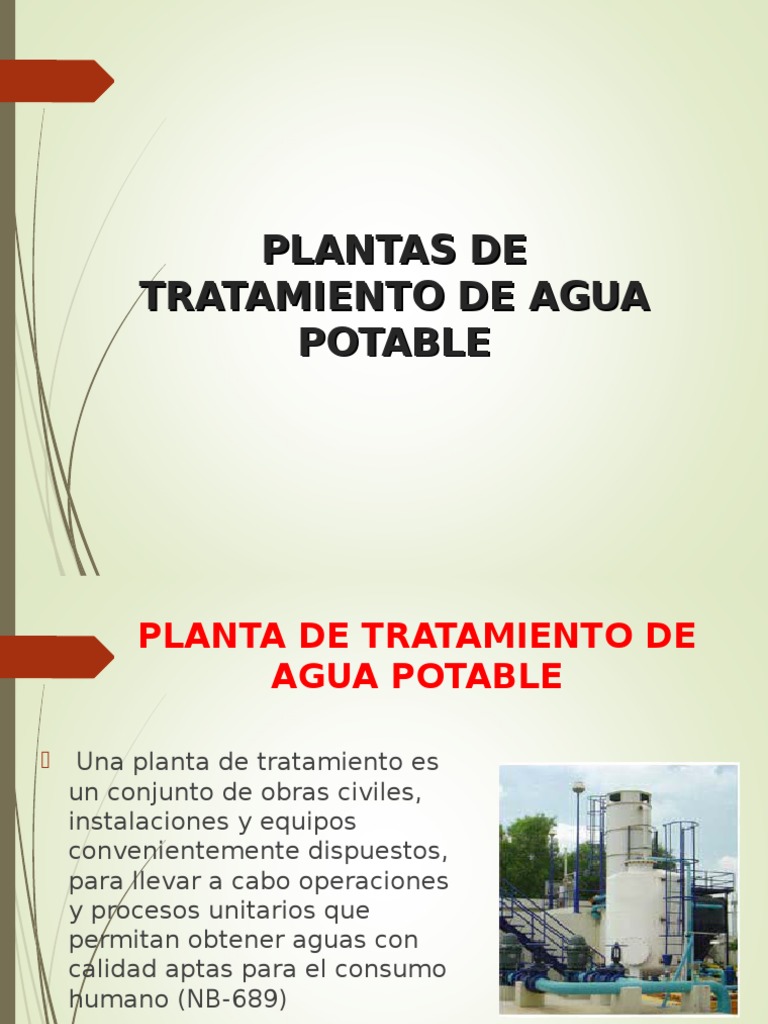 Proceso de Tratamiento de Agua Potable | PDF | Agua potable | Filtración