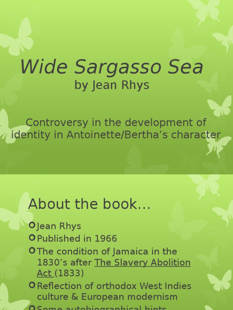 Wide Sargasso Sea Presentation | PDF | Critical Theory