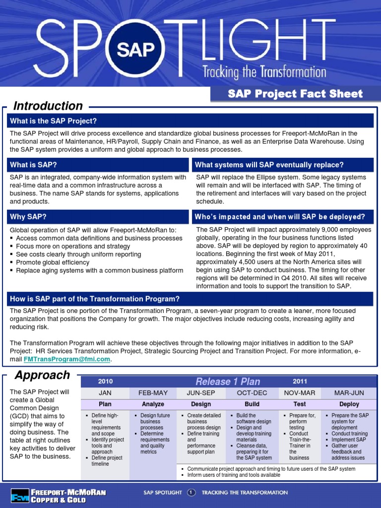 Spot Light | PDF | Sap Se | Business Process