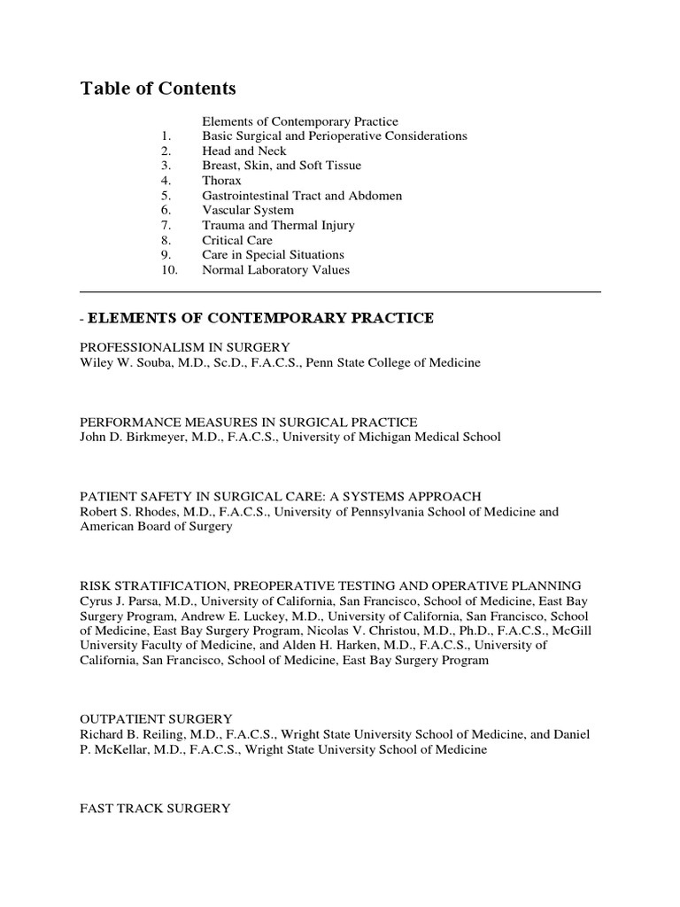 Acs Surgery Principles & Practice 2006 | PDF | Profession | Medical School